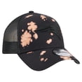 Men's New Era Black New England Patriots Bleached 9FORTY A-Frame ...