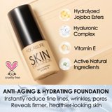 FOCALLURE 2 Pcs Skin Evolution Liquid Foundation, Medium to Full ...