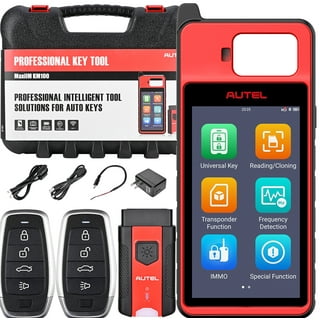 Autel MaxiIM KM100 Key Fob Programmer Immobilizer Tool with 2pcs Blank ...