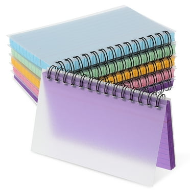 C-Line Spiral Bound Index Card Notebook with Index Tabs, Assorted ...