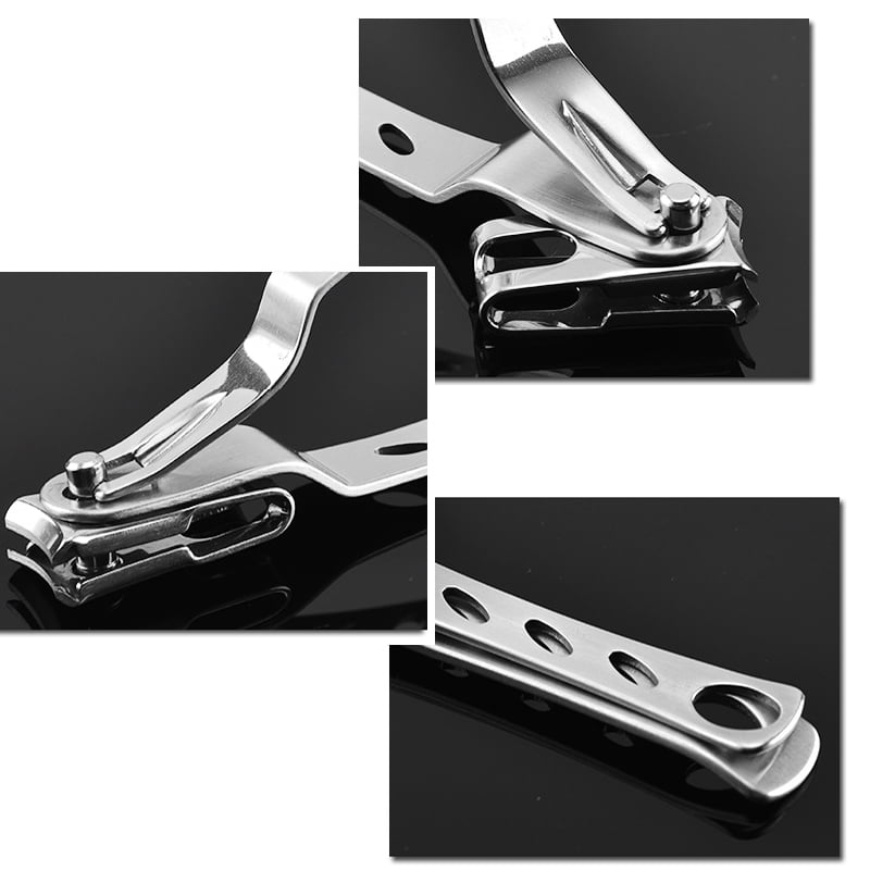 Stainless Steel 360 Rotary Nail Clipper Set Finger Nail Toe Nail ...