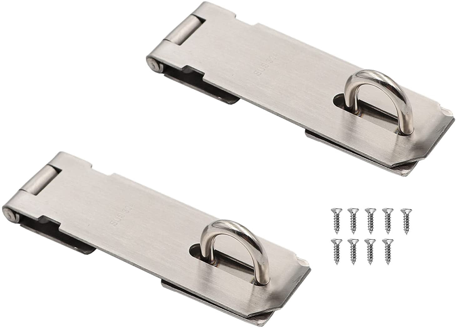 HEIBINDoor Lock Tower Buckle Lock Stainless Steel Safety Pacdlock Clasp ...