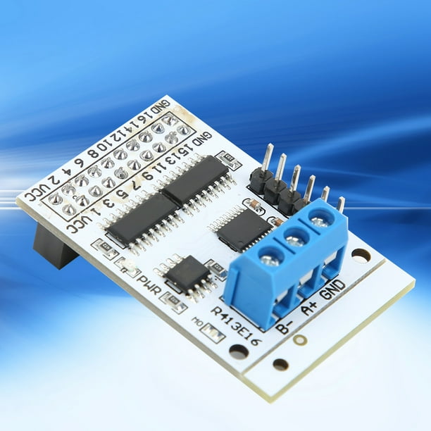 Rs485 Controller Module Plc Module Io Control Switch Board 5V 16-Channel RS485 Controller Module ...