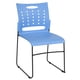Flash Furniture HERCULES Series 881 lb. Capacity Blue Sled Base Stack ...