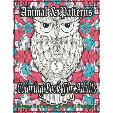 Find Your Perfect Adult Coloring Book Stress Relieving Designs Animals ...