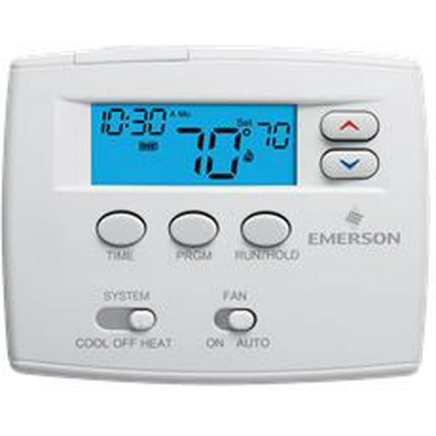 Emerson Programmable Thermostat 2 In. Blue - Walmart.com - Walmart.com