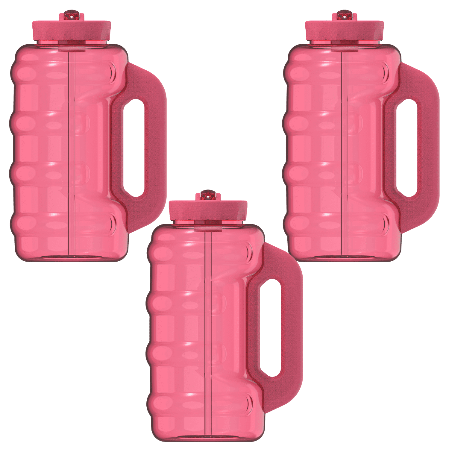 Cool Gear 3-Pack BEAST 64 oz Jug with Handle | Large Capacity Water ...