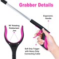 2-Pack Grabber Reacher Tool,32 Inch Extra Long Foldable Pick Up Stick ...