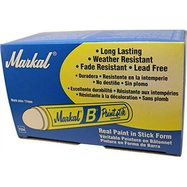 Single Markal B White Tire Chalk Paint Stick Crayon Surface Marker ...