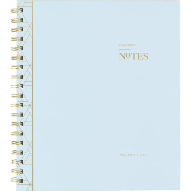 Cambridge WorkStyle Notebook, 8 1/2" x 10", Medium, Blue, 80 Sheets ...