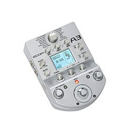 Zoom A3 Acoustic Guitar Digital Modeling Multi Effects Pedal and PreAmp ...
