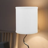 White Desk Lamp Shades Lampshades for Floor Bedside Table Cylinder ...