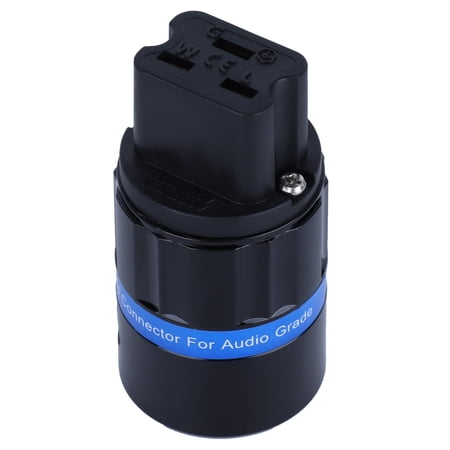 Power IEC Connector Plug, High Hardness Pure Copper Connector Plug ...