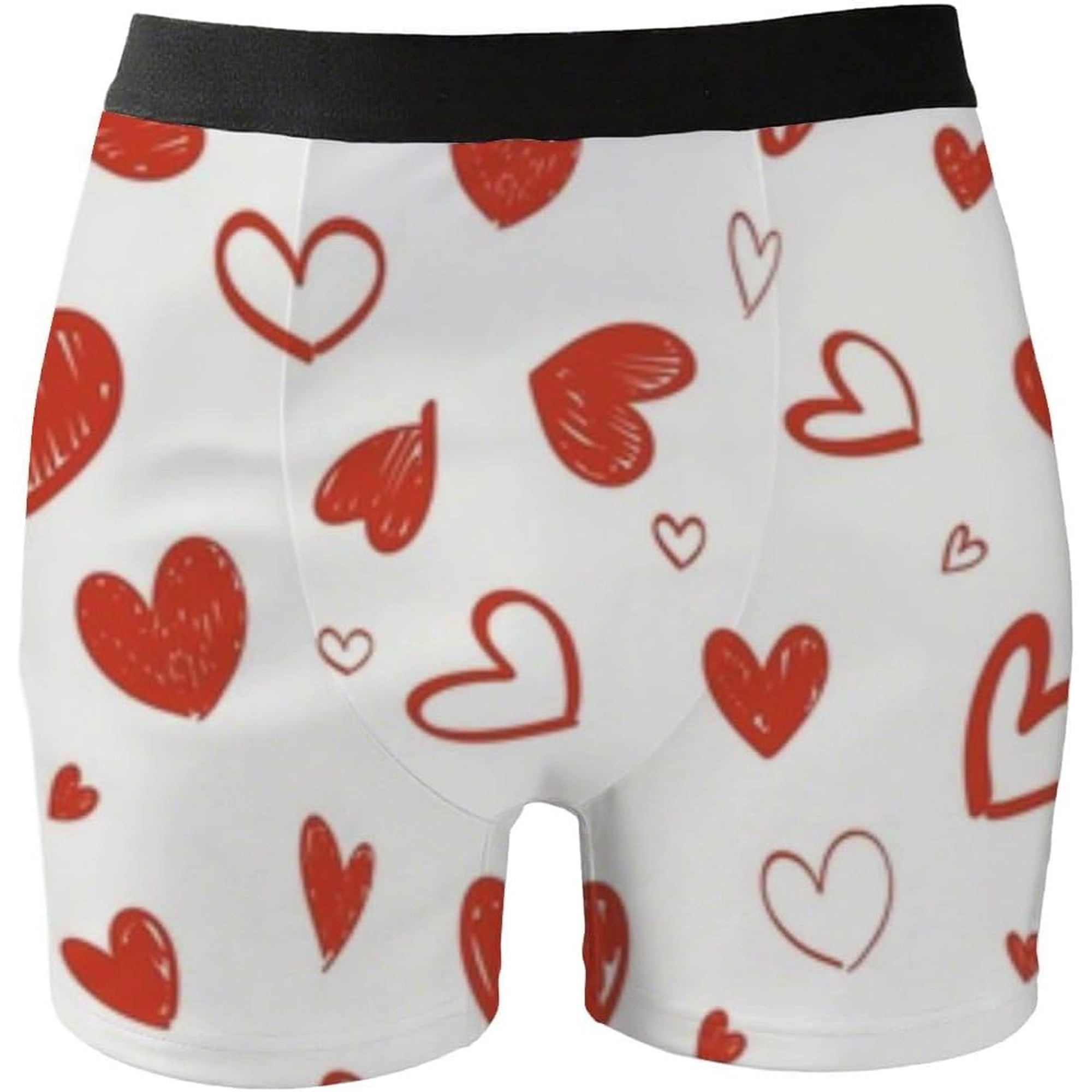 Click here for Goodthings Men Boxer Briefs Red Hearts Athletic Bo... prices