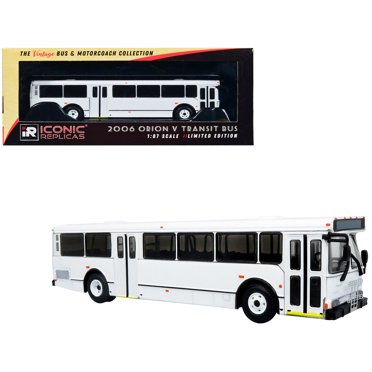 Iconic Replicas Vintage Transit Bus, Flxible 53102, 1/87 Diecast Model ...