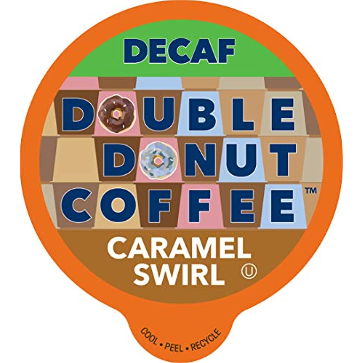 Caramel Swirl Medium Roast Decaf Flavored Coffee Pods For Keurig K Cups ...