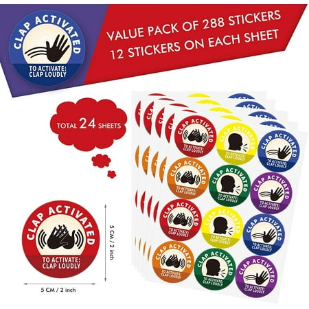 288 Pieces Prank Stickers Funny Stickers for Hilarious Practical Jokes ...
