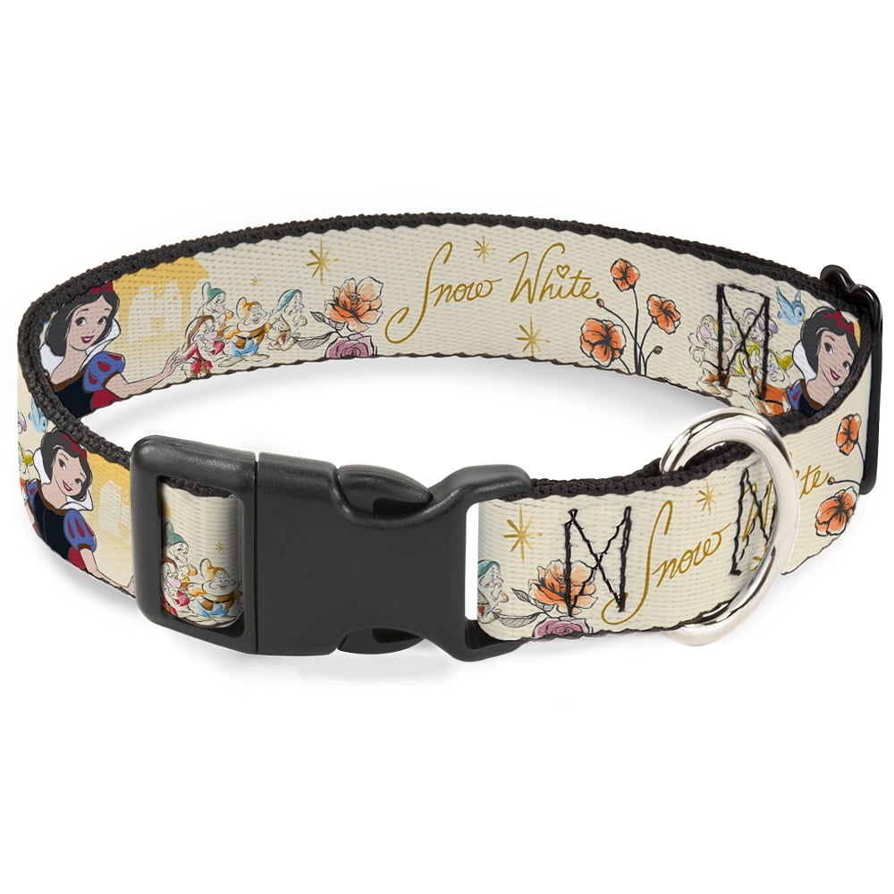 Disney Pet Collar, Dog Collar Plastic Buckle, Snow White and Seven ...
