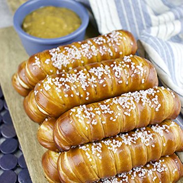 Superpretzel Super Jumbo Soft Pretzel, 10 Ounce - 25 pretzels per case ...