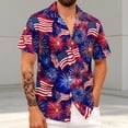 Bainana Men'S Shirts USA Anniversary 250 Years Shirt Short Sleeve ...