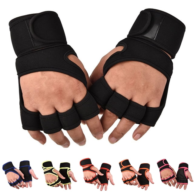 D-GROEE 1 Pair Sports Cross Training Gloves with Wrist Support for ...