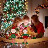 Christmas Plush Elves 14.5x4 in. Decorations Dolls Big Plush Figurines ...