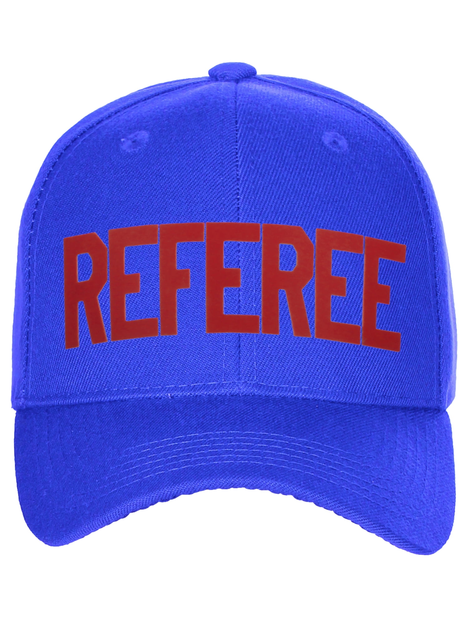Sport Classic Baseball Hat Custom Referee Letters Structured Cap, Royal ...