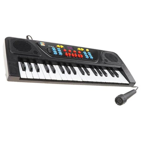 37 Keys Electric Organ Keyboard Piano Mini Microhone Set Kids Musical ...