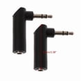 CEORPER 3.5mm Male to Female Adapter 3 Pole Converter Headphone Audio ...
