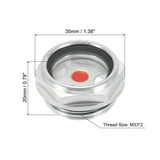 Uxcell Air Compressor Oil Sight Glass, M33x2 Male Thread Aluminum Alloy ...