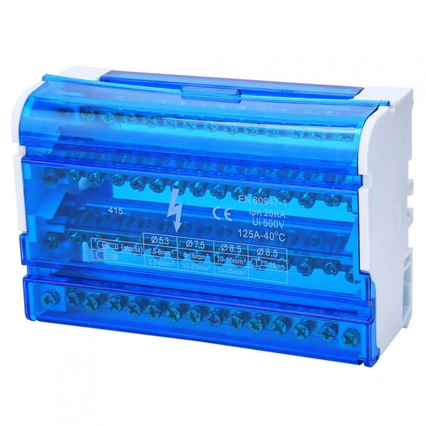 Terminal Strip Blocks, Standard NS35 Insulation Terminal Blocks Module ...