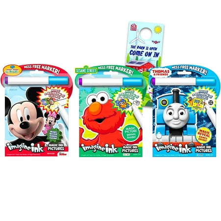 Bundle of 3 Imagine Ink Magic Pictures Activity Books - Mickey Mouse ...