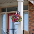 Lifelike Artificial Flower Set with Stakes, Fade Resistant Outdoor Faux ...