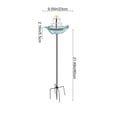 Bird Bath Fountains Solar Power,32inch Long Bird Feeders for Outdoors ...