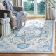 SAFAVIEH Micro-Loop Braylon Floral Wool Area Rug, Ivory/Beige, 4' x 6 ...