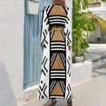 African Tribal Bogolan Pattern Long Dress women party dresses Female clothing - Walmart.com