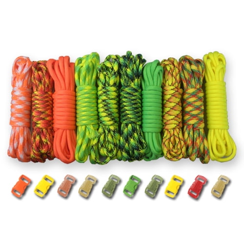 Paracord Planet 550lb Type III Paracord Combo Crafting Kits with ...