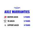 10,000 lb Dexter Tandem Axle Gooseneck TK Trailer Parts Kit - Sprung ...