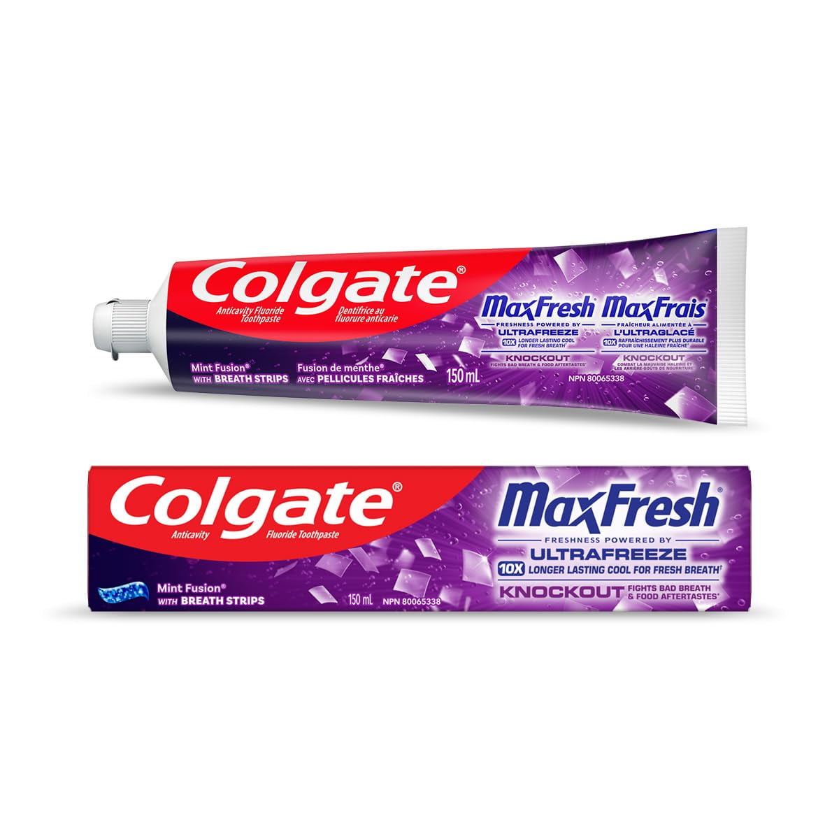 Colgate MaxFresh Knockout Breath Freshening Toothpaste, 150 Milliliters ...