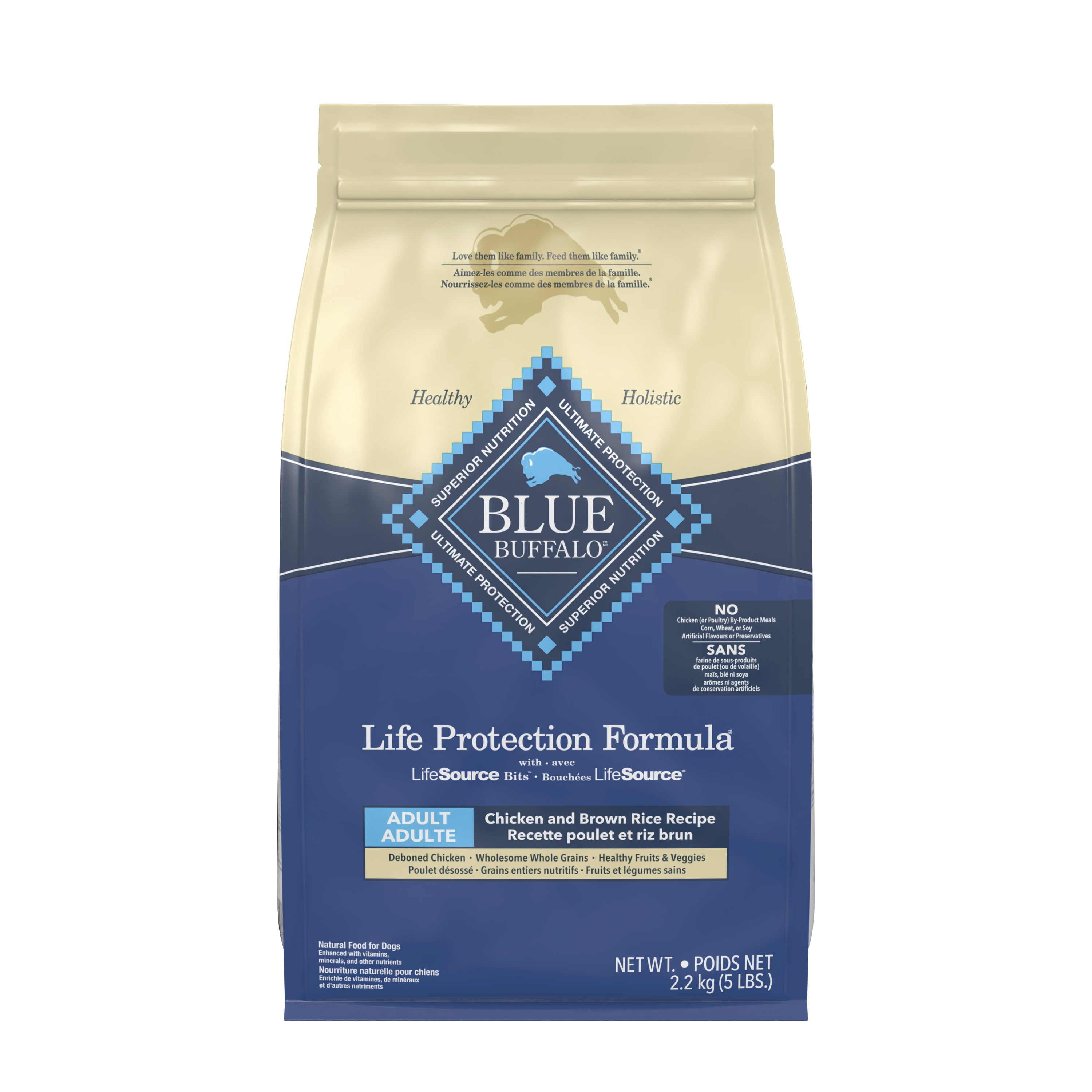 Blue Buffalo Life Protection Formula Adult Dry Dog Food, Chicken ...