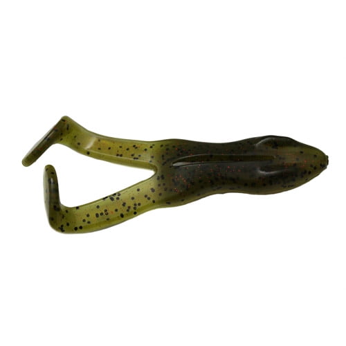 Stanley 4" Ribbit Rubber Frog Softbait, Watermelon, White5 pack - Walmart.com