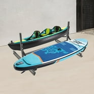 KFFKFF 2-Capacity Kayak Storage Rack Freestanding Kayak Stands Outdoor ...