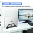Vertical Laptop Stand, Automatic Grabbing Notebook Stand, Space-Saving ...