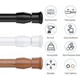 Spring Tension Curtain Rods Short Adjustable Tension Rod 27