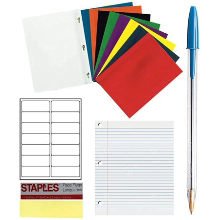 File Folder Kits - Includes Glossy 3-Prong Folders, Page Markers, Title ...