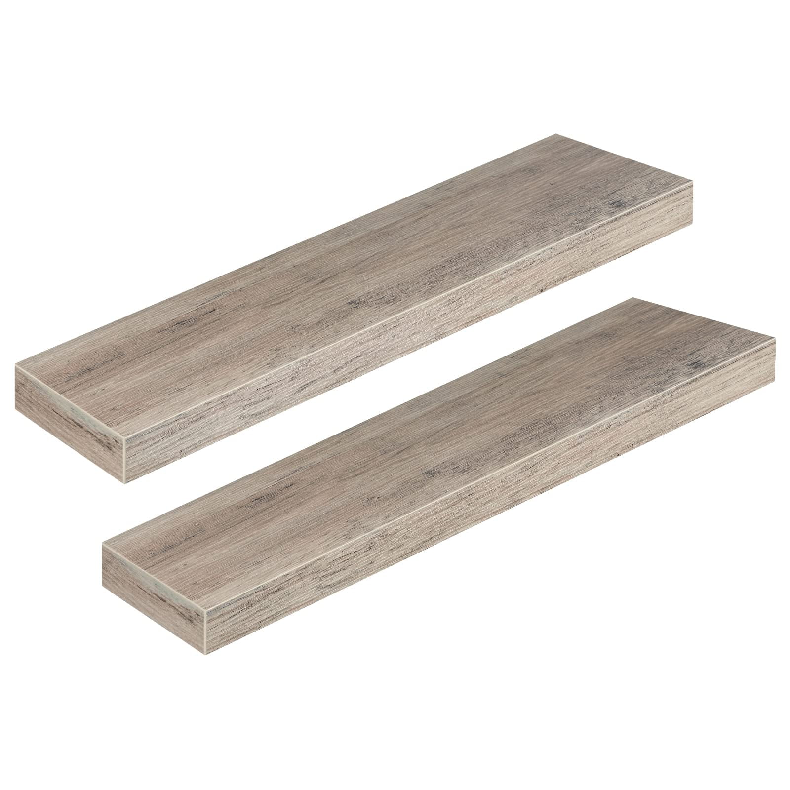 Long Floating Shelves Wall Mounted, Decorative Wall Shelf Set of 2, 23. ...