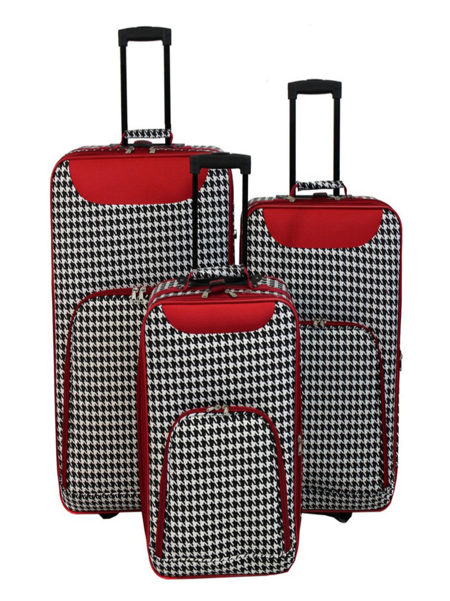 World Traveler Vogue Zebra 3 Piece Wheeled Luggage Set - Walmart.com