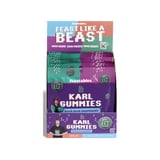 Feastables Karl Gummy Candy Sour Blue Raspberry, 3.5 oz (100g), 1 Bag ...
