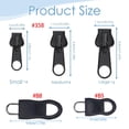 12Pieces Zippers Pull Replacement Set Zippers Sliders Mend Fixer for ...