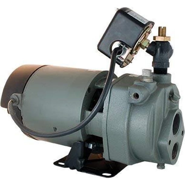 Star JHU10 1 HP Cast Iron Convertible Deep Well Jet Pump - Made in the ...
